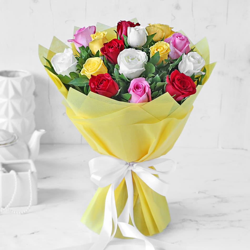 Flower Bouquet Assorted Roses | Best Flower Site