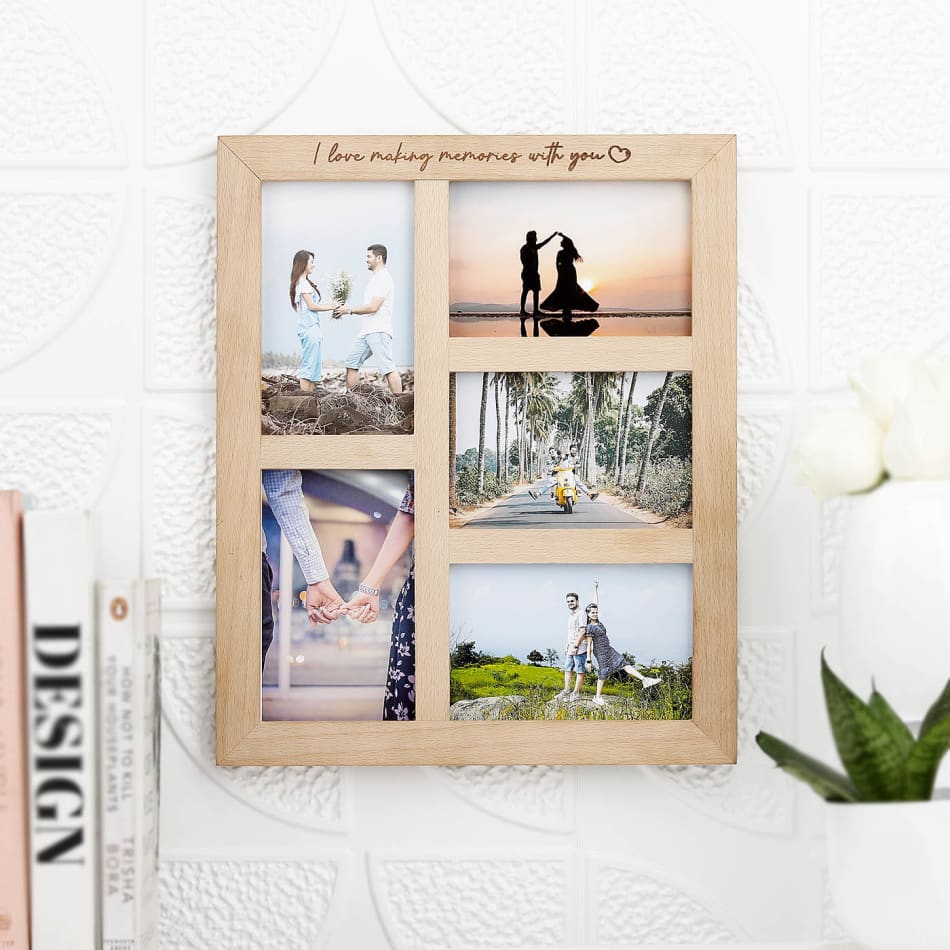 Send Cherished Memories Personalized Collage Photo Frame Online Same Day Delivery in UAE IGP JVS1302107