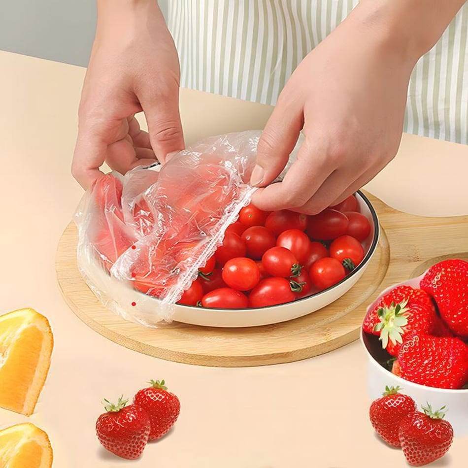 Buy Send Food Cover Plastic Wrap Set Of 100 Online IGP JVS1215247