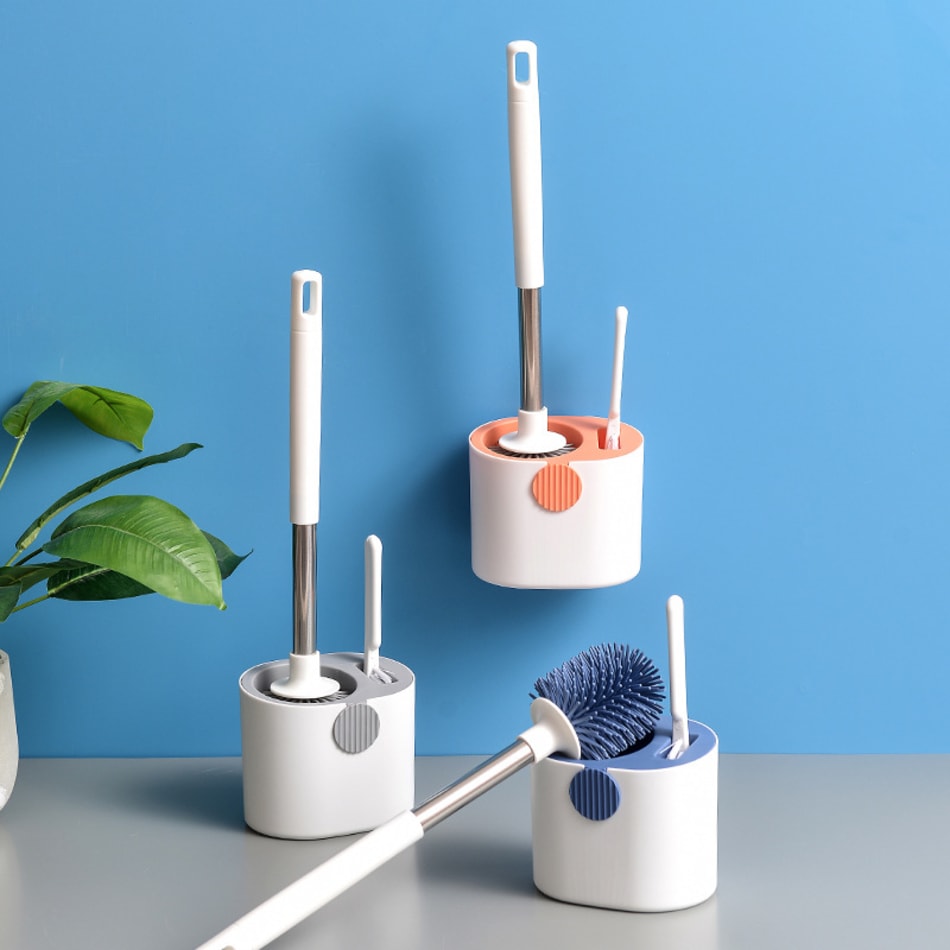 Toilet brushes with holders store