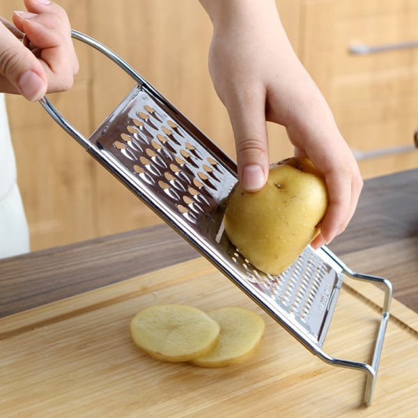 Buy/Send 3 In 1 Vegetable Grater - Stainless Steel - Single Piece ...
