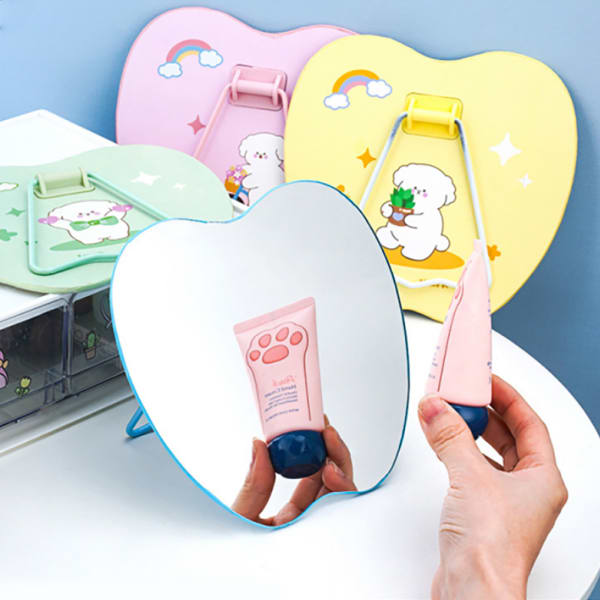 Buy/Send Apple Shaped Mirror With Stand - Cartoon Print - Assorted ...