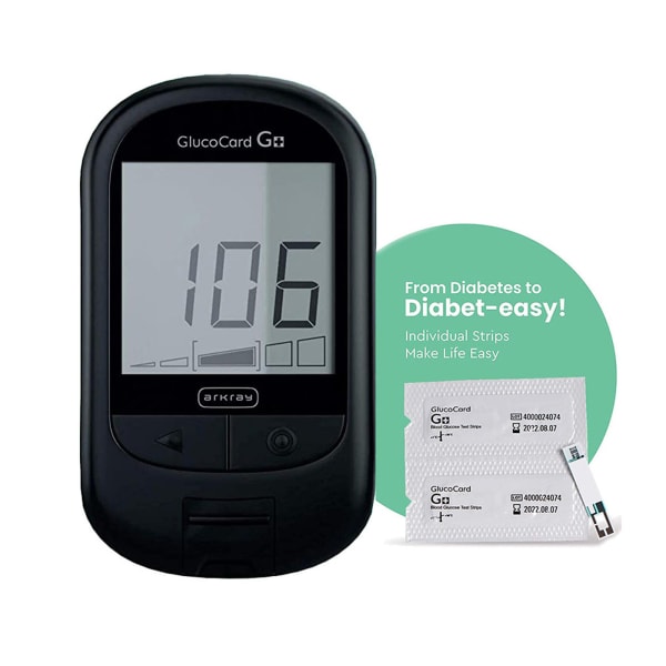 Buy/Send ARKRAY GLUCOCARD G+ BLOOD GLUCOSE METER KIT WITH 10 STRIPS ...