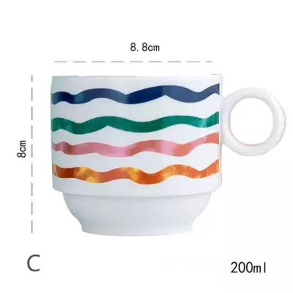 Buy/Send Art Pop Mugs Rainbow Single Piece Online | IGP | JVS1232631