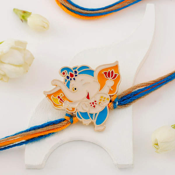 Buy/Send Bal Ganesha Rakhi For Kids Online | IGP | JVS1420956