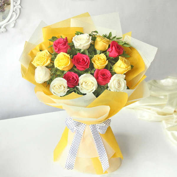 Order Beautiful Mix of Roses Online at Best Price, Free Delivery|IGP ...