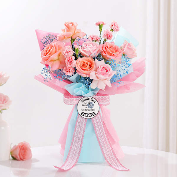 Buy/Send Blooming Appreciation Boss Day Bouquet Online | IGP | JVS1426721