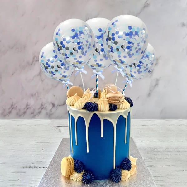 Buy/Send Cake Topper Glitter Balloons Set Of 5 Online | IGP | JVS1218320