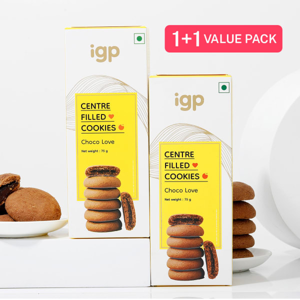 Buy/Send Center Filled Cookies x 2 Online | IGP | JVS1302026