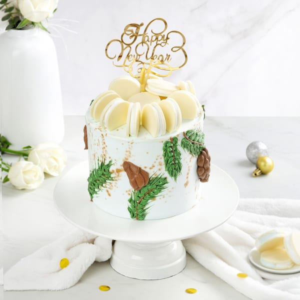 Buy/Send Cheers To The New Year Cake 600 Gm Online | IGP | JVS1271434