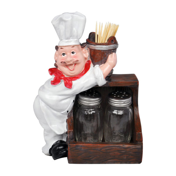 Buy/Send Chef Cupboard Holder - Salt Pepper Shakers And Toothpick ...