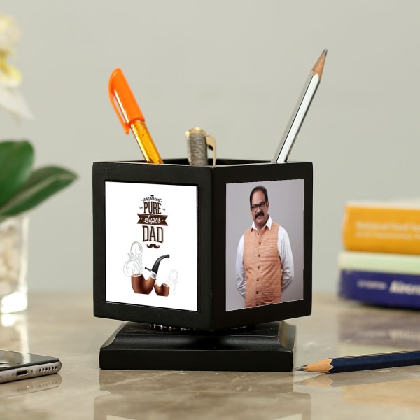 Classy Personalized Rotating Pen Stand: Gift/Send Home and Living Gifts ...