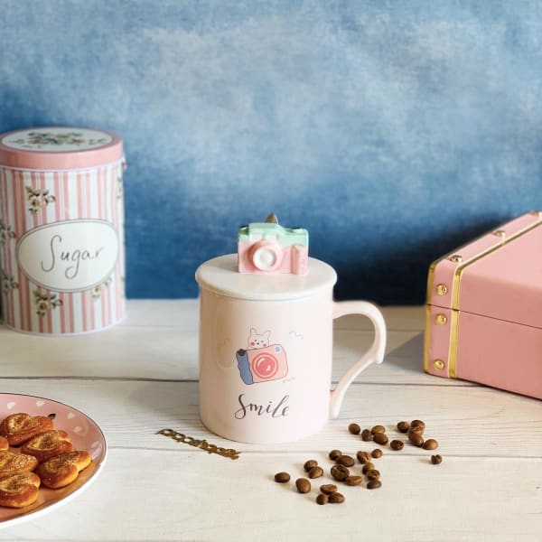 Buy/Send Coffee Mug With Lid - 3D Camera - Ceramic - Single Piece ...