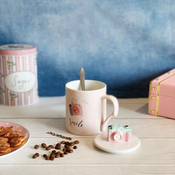 Buy/Send Coffee Mug With Lid - 3D Camera - Ceramic - Single Piece ...