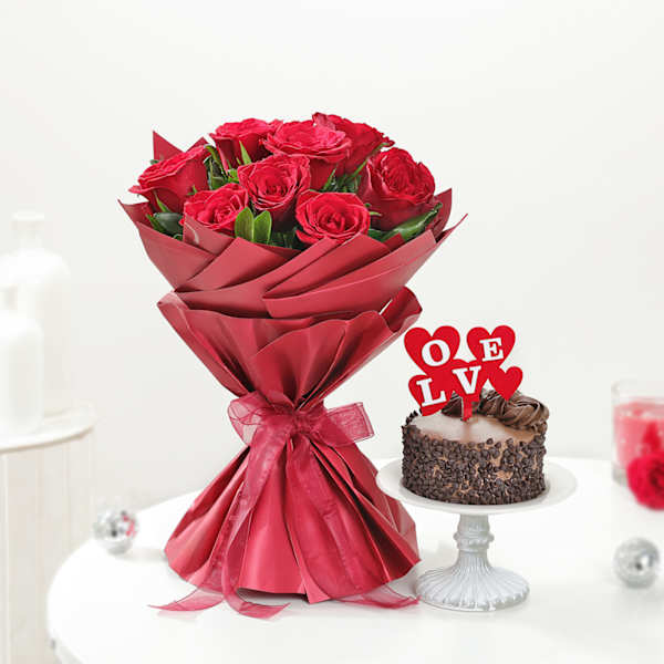 Buy/Send Delightful Love Valentine's Day Combo Online | IGP | JVS1395806