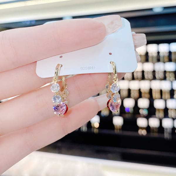 Buy/Send Earrings - Hoop - Multi Color Drops - Gold - Juju Joy Online ...