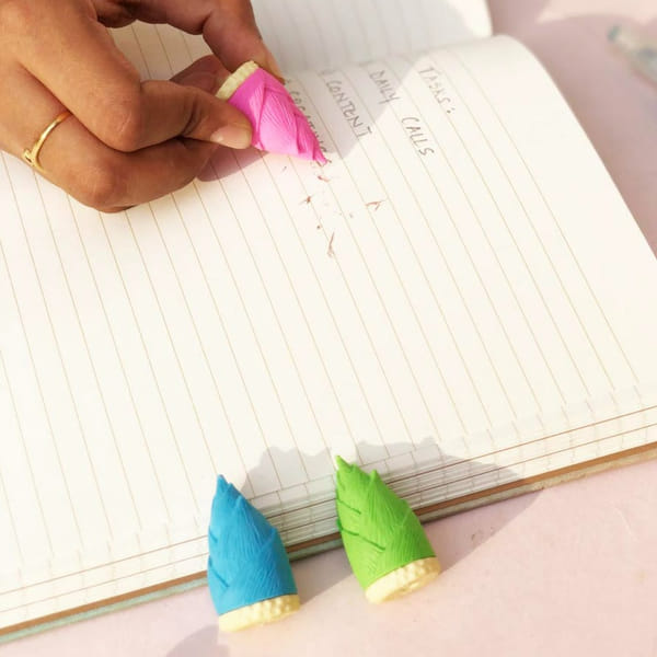 Buy/Send Erasers Flower Assorted Set Of 3 Online | IGP | JVS1252905