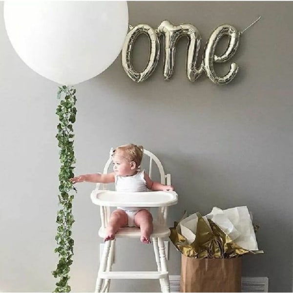 Buy/Send Foil Balloon Cursive One Silver Single Piece Online | IGP ...