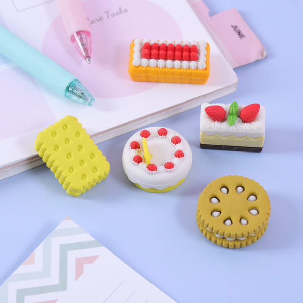 Buy/Send Food Shaped Eraser - Assorted - Set Of 5 Online | IGP | JVS1265877