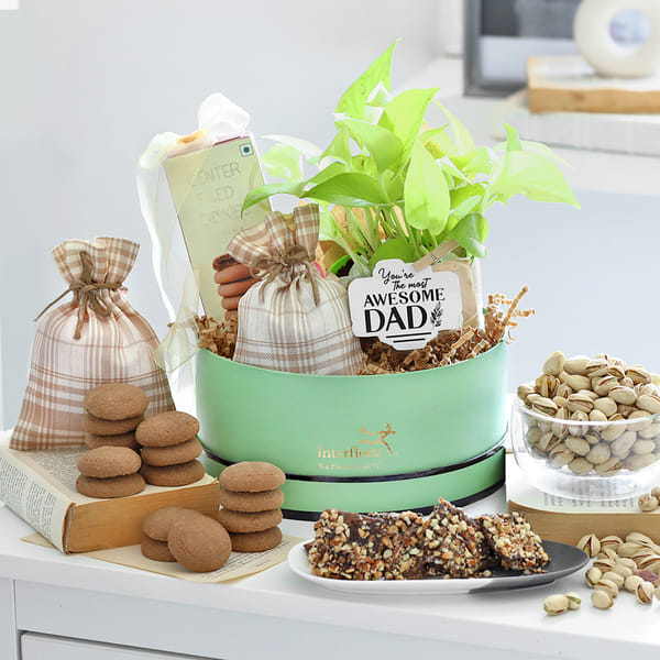 Green Blessings for Dad: Gift/Send Food Gifts Online JVS1223710 |IGP.com