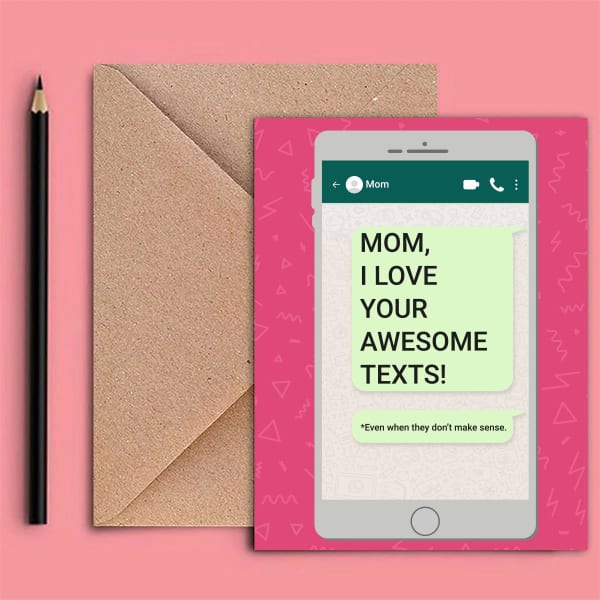 Buy/Send Greeting Card Love Your Awesome Texts Online | IGP | JVS1234075