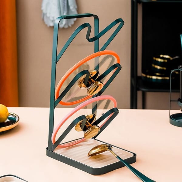 Buy/Send Lid Stand With Ladle Rest - 3 Layered - Assorted - Single ...