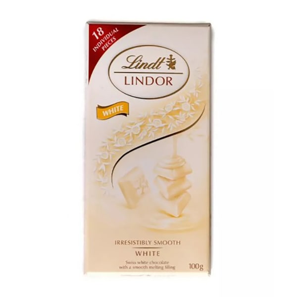 Buy/Send Lindt Lindor Irresistibly Smooth White Chocolate-100g Online ...