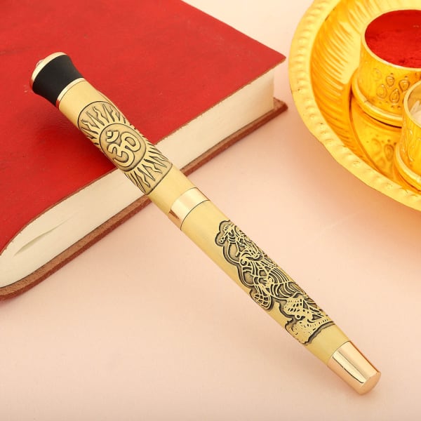 Lord Ganesha Engraved Ball Pen: Gift/Send Business Gifts Online ...