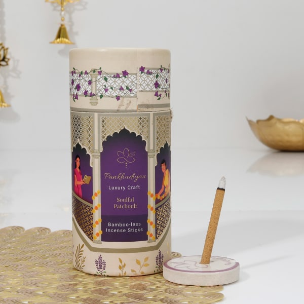 Buy/Send Luxury Bamboo-Less Incense Sticks - Assorted - Set Of 40 ...