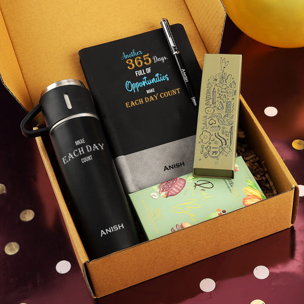 Buy/Send Make Each Day Count Personalized Hamper Online | IGP | JVS1198384