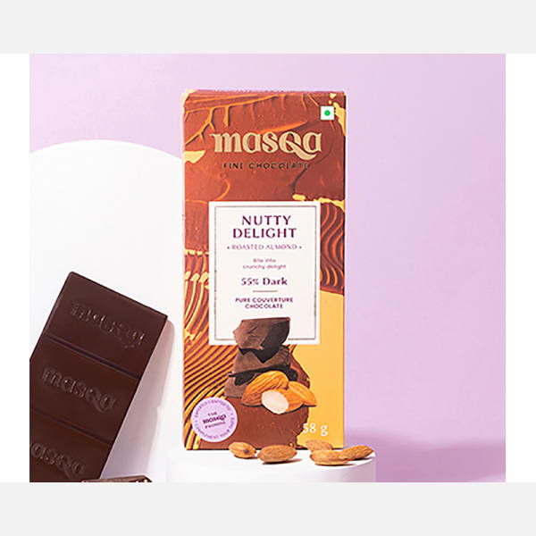 Buy/Send Masqa Nutty delight Chocolate 58gm Online | IGP | JVS1240966