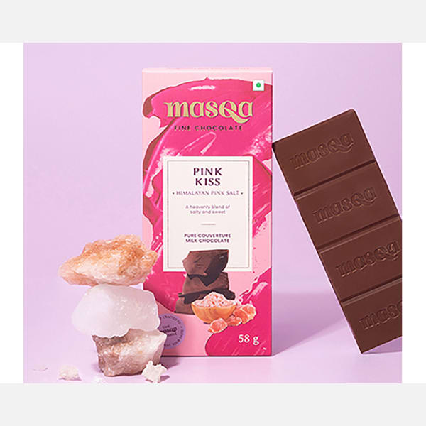 Buy/Send Masqa Pink Kiss Chocolate 58gm Online | IGP | JVS1240968