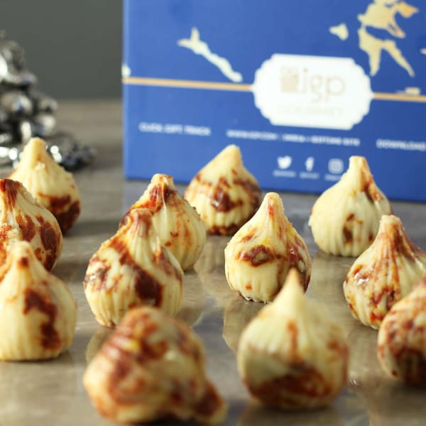 Buy/Send Mawa & Chocolate Modak 12 Pcs Online | IGP | J11116906