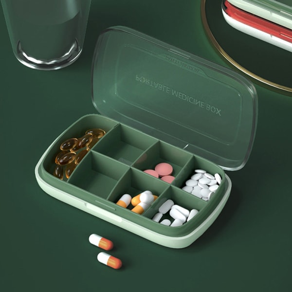 Buy/Send Medicine Box With Lid 7 Days Transparent Single Piece Online ...