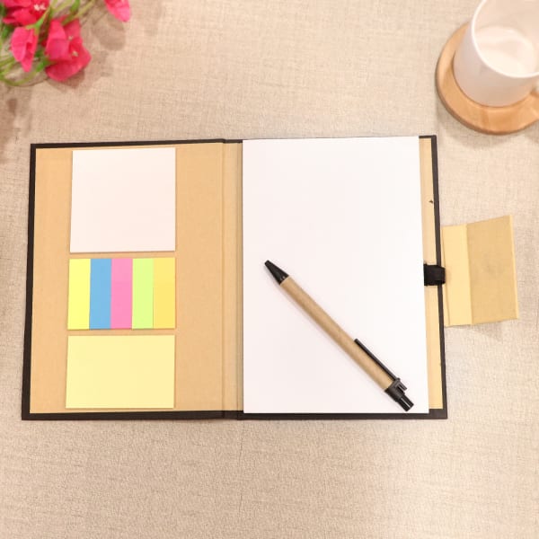 Memo Pad with Sticky Notes Customized with Logo: Gift/Send Business ...