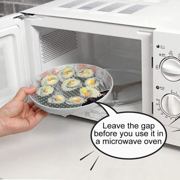 Buy/Send Multi Functional Silicone Food Wrap Clear Reusable Set Of 4 ...