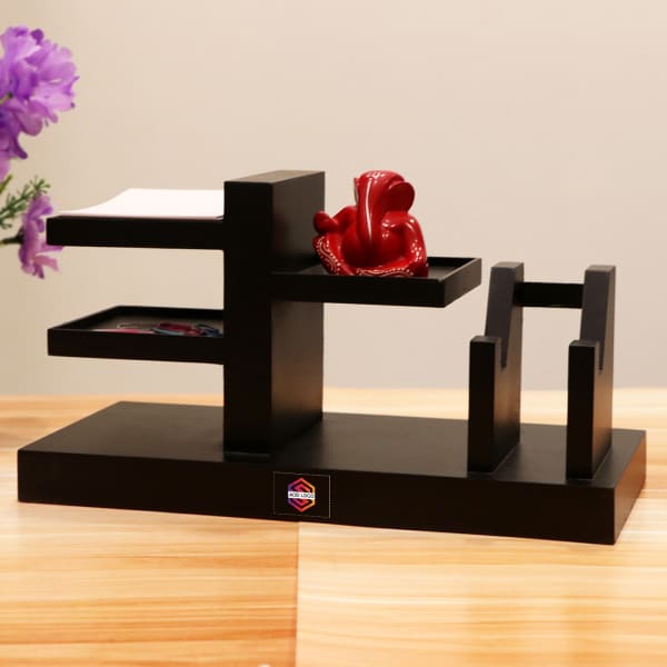 Multi functional Table Top Desk Organizer Customized with Logo: Gift ...
