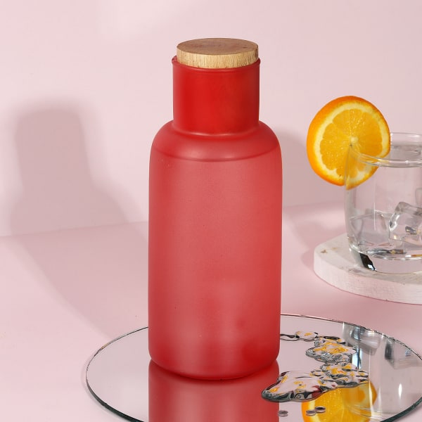 Buy/Send Multi purpose Red Glass Bottle CUSTOMIZE Online | IGP | JVS1197740