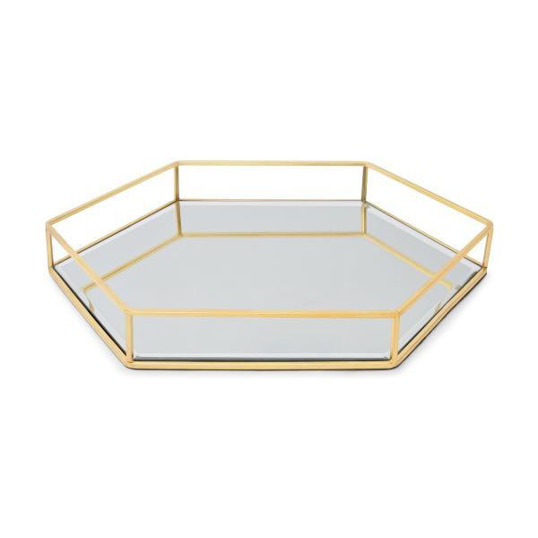 Buy/Send Multipurpose Organizer Tray Hexagon Glass Single Piece Online ...