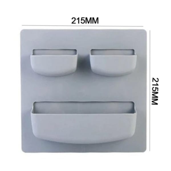 Buy/Send Multipurpose Storage Rack 3 Holders Wall Mounted Single Piece ...