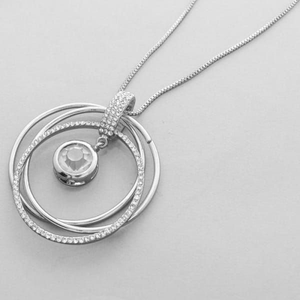 Buy/Send Necklace Round White Stones Online | IGP | JVS1232595