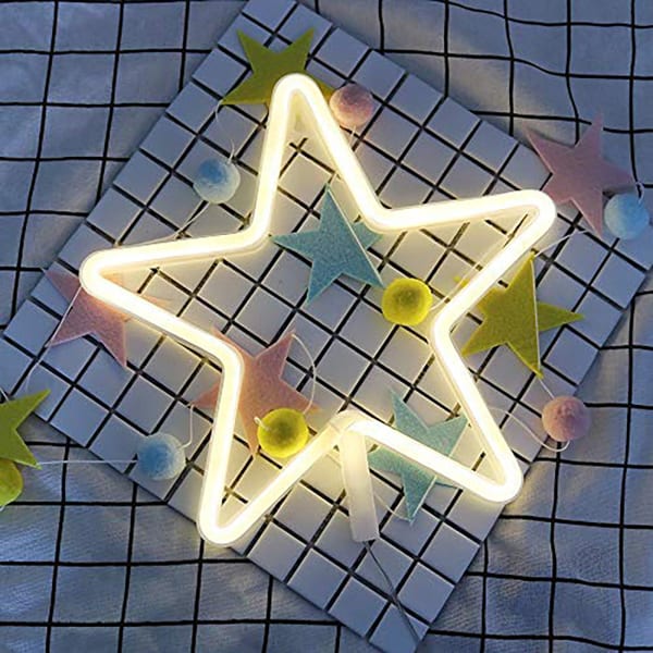 Neon Light Star Single Piece: Gift/Send Home Gifts Online JVS1272949 ...