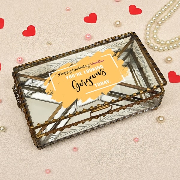Personalized Happy Birthday Gorgeous Jewelry Box: Gift/Send Home and ...