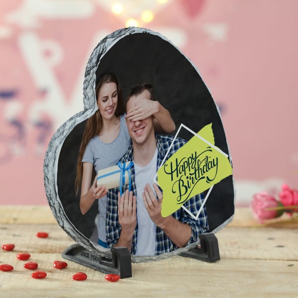 Personalized Heart Shaped Photo Frame: Gift/Send Home and Living Gifts ...