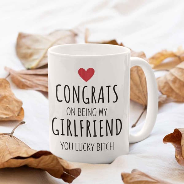 Buy/Send Personalized Mug Lucky Girlfriend Single Piece C.O.D. Not ...