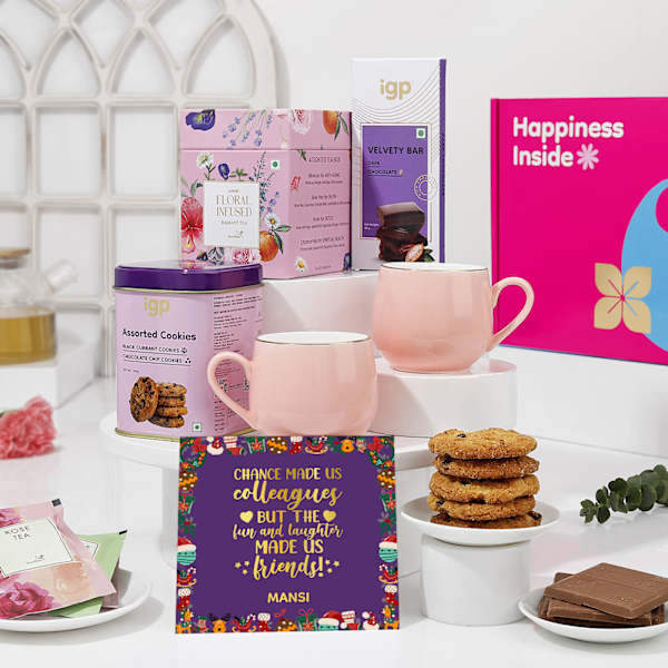 Buy/Send Personalized Secret Santa Treats Hamper Online | IGP | JVS1387687