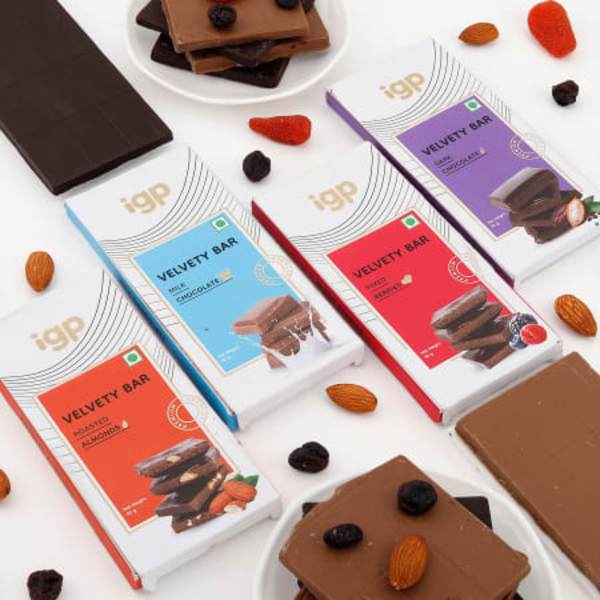 Buy/Send Premium Chocolate Bars 4 pcs Online | IGP | JVS1262638