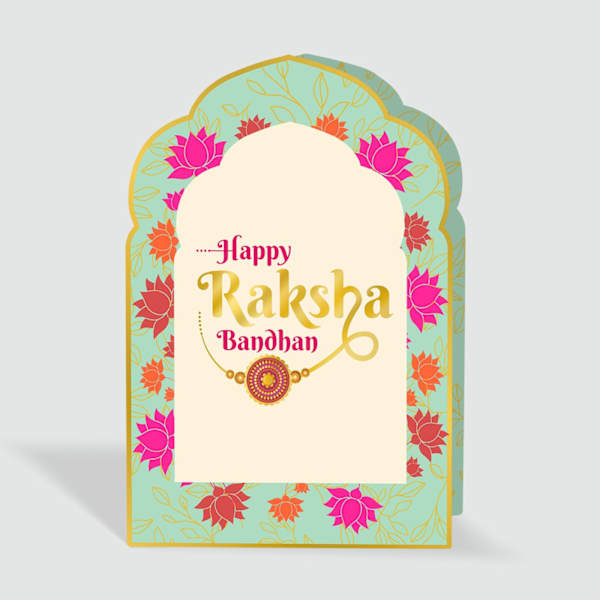 Premium Rakhi Greeting Card: Gift/Send Home Gifts Online JVS1421173 ...