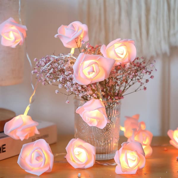 Buy/Send Rose Flower LED String Fairy Lights Online | IGP | JVS1285971