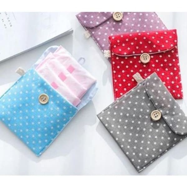 Buy/Send Sanitary Napkin Pouch Polka Dots Single Piece Online | IGP ...